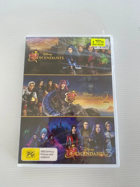 THE DESCENDANTS TRILOGY 1 2 3 - Disney (Australia Region 4) 3 DVD - NEW ...