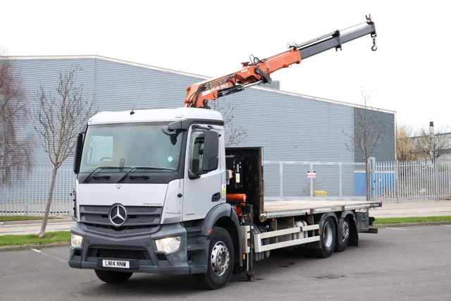 MERCEDES ANTOS 2533 6X2 Atlas 105.2 Crane Flatbed (2014) £12,950.00 ...