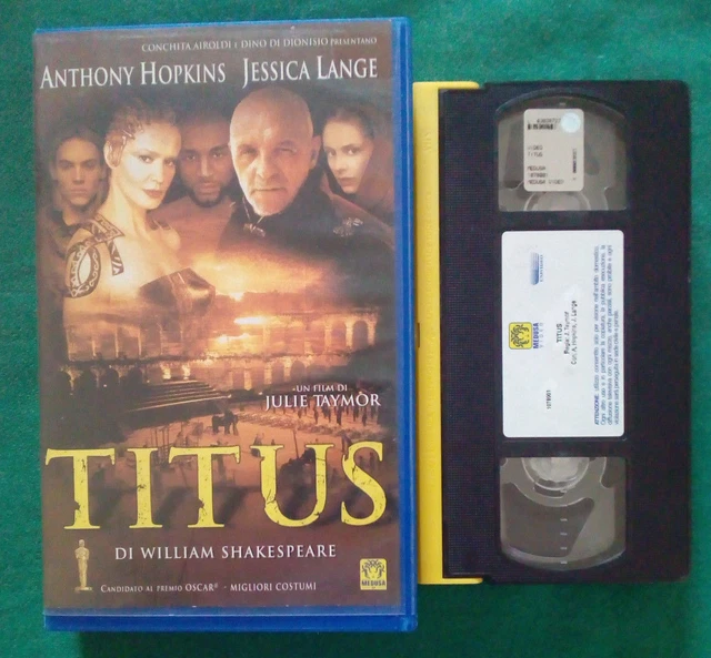 VHS FILM ITA Avventura Titus Anthony Hopkins Jessica Lange ex nolo ...