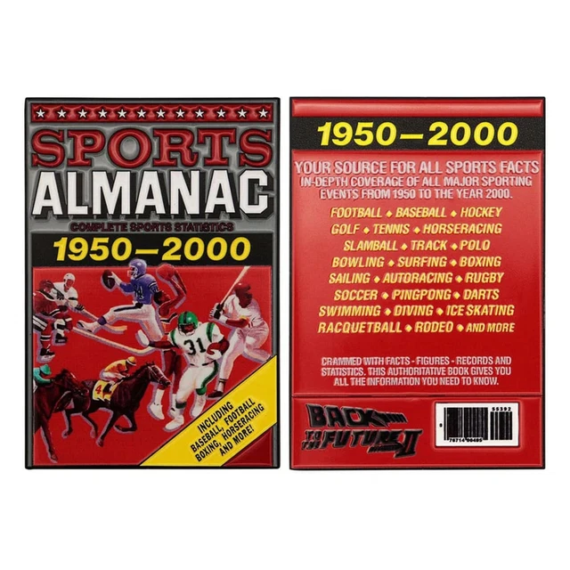 REGRESO AL FUTURO Edición Limitada Almanaque Deportivo Ingot EUR 41,66 ...