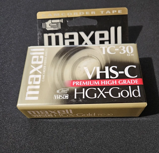 VIDEOCÁMARA MAXWELL VHS-C - Premium Alto Grado TC-30 - Nueva Sellada ...