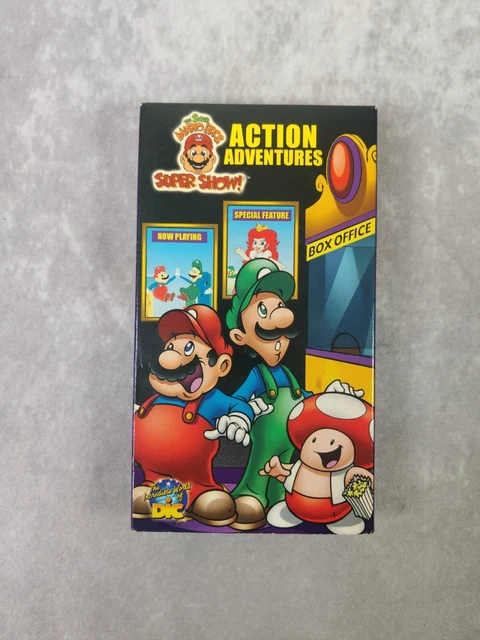 SUPER MARIO BROS Super Show! Action Adventures (VHS, 1991) Nintendo £13 ...