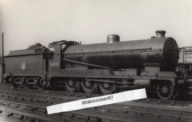 VINTAGE STEAM RAILWAY Photograph. Class 04/5 Locomotive No 63745. £1.25 ...