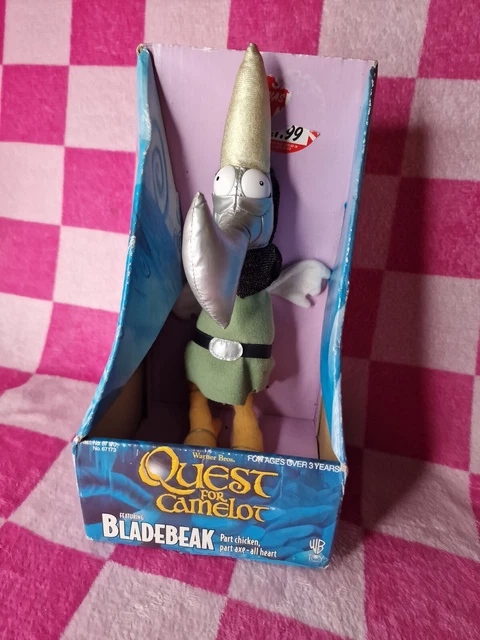 QUEST FOR CAMELOT Bladebeak Plush Soft Toy Hasbro Warner Bros 1997 Rare ...