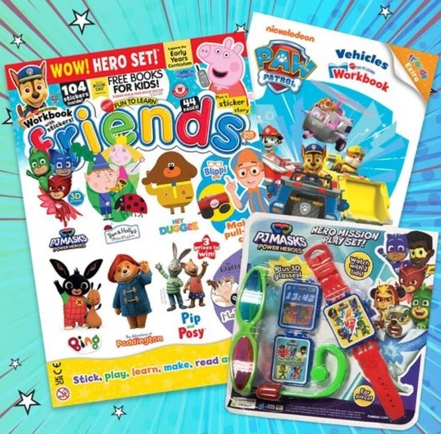 FUN TO LEARN Friends Magazine Issue 507 / Include PJ MASKS Hero Mission ...