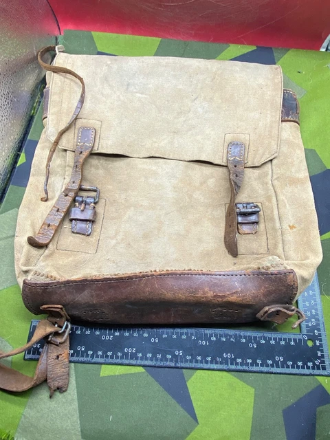 ORIGINAL WW1 FRENCH Army 1916 Dated Back Pack. Difficult Item to find £ ...