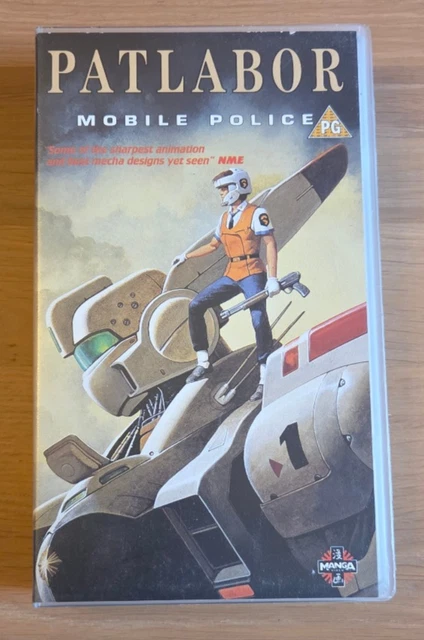 PATLABOR 1 - Mobile Police The Movie VHS (1991) MANGA ANIME (Dubbed) £2 ...