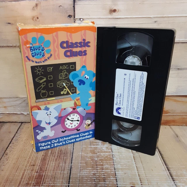 BLUE’S CLUES CLASSIC Clues VHS Used Nickelodeon Kids Learning ...