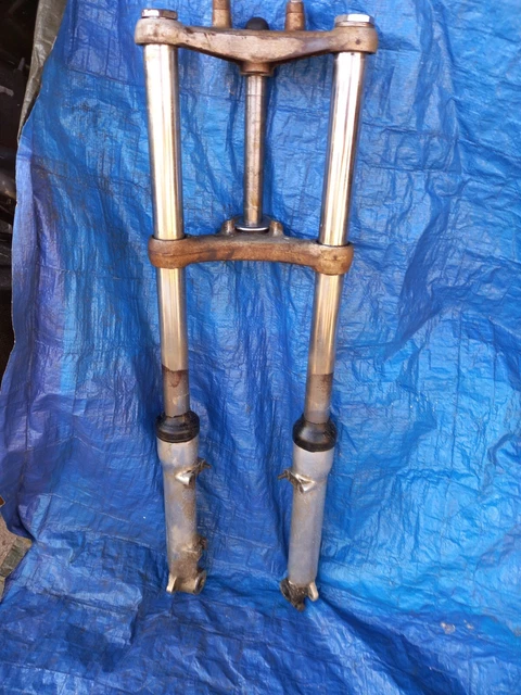 NORTON COMMANDO FORKS and yokes (twin leading shoe type) £260.72 ...
