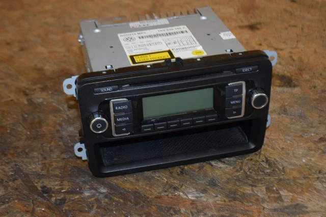ORIGINAL VW GOLF 6 Autoradio Radio CD Player MP3 1K0035156A RCD 210 EUR 57,90 - PicClick DE