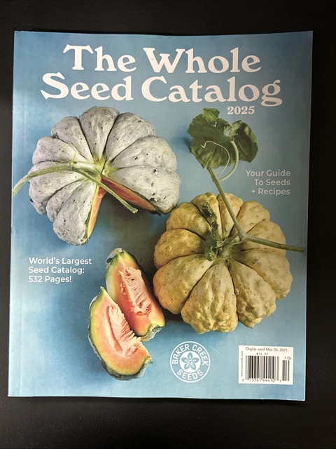 THE WHOLE SEED CATALOG 2025 WORLD'S LARGEST SEED CATALOG £23.24 ...