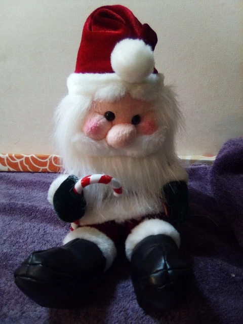 GEMMY ® Motion-Activated Greeter Santa Kicks Laughs Ho Ho Cheeks Light ...