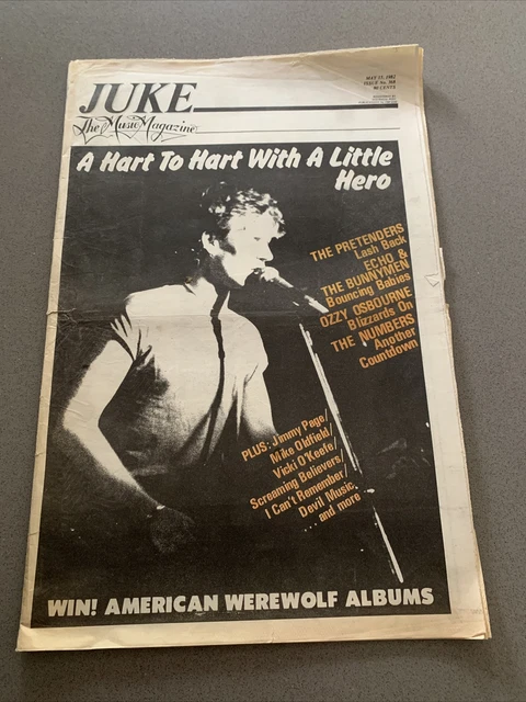 JUKE MAGAZINE 1982 - Jimmy Page, Mike Oldfield, Ozzy Osbourne, Roger ...