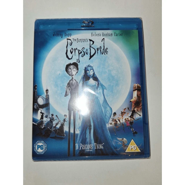 TIM BURTONS CORPSE Bride Blu-ray Movie Johnny Depp Helena Bonham Carter ...