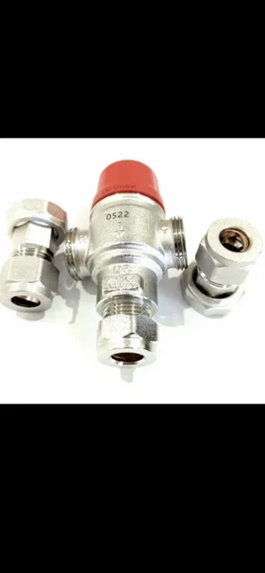 REFLEX RTTV15 15MM 1/2" SOLAR Tempering Mixing Valve, Reliance & AVG ...