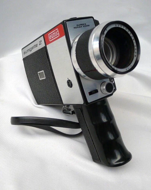 VINTAGE EUMIG EUMIGETTE 2 Super 8 Cine Film Movie Camera + Case & Instructions £29.99 - PicClick UK