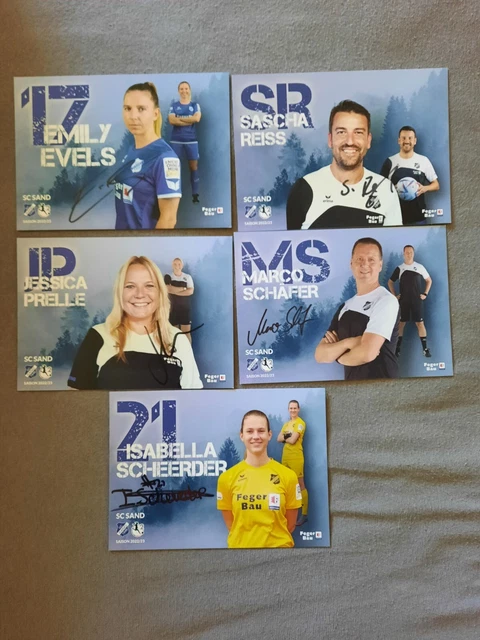SC SAND 22-23,EVELS,SCHEERDER,PRELLE,SCHÄFER,REISS,DFB EUR 2,49 ...