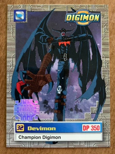 DIGIMON TRADING CARD Animated Series 1 Devimon 30 of 34 Exclusive ...