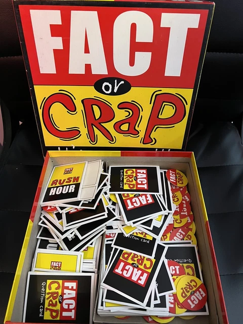 FACT OR CRAP It's Your Call Board Game Family Fun time 8 - Adult - 2006 ...