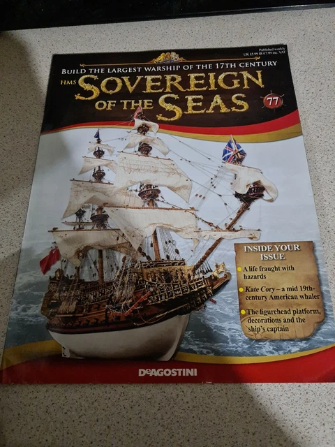 DEAGOSTINI HMS SOVEREIGN of the Seas issue 77 £2.99 - PicClick UK