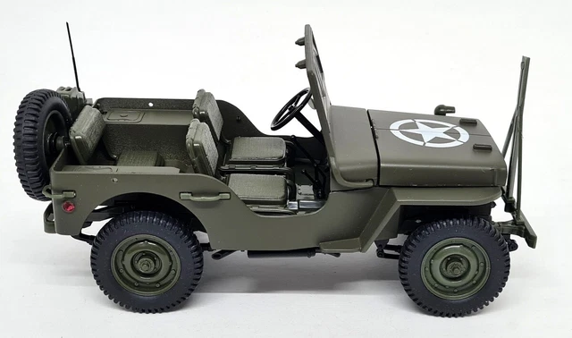 SOLIDO 1/18 - Jeep Willys US Army 1942 8075 Diecast Scale Model Car EUR ...