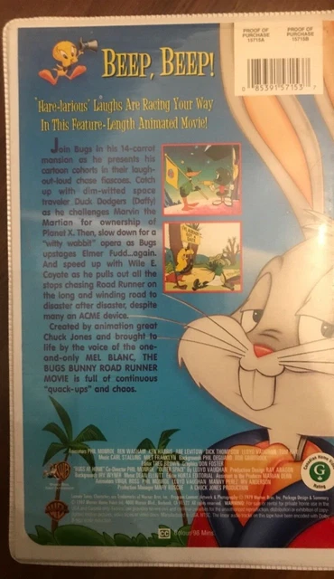 THE BUGS BUNNY roadrunner movie vhs $3.80 - PicClick CA