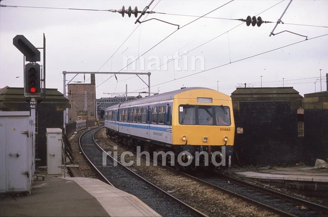 MANCHESTER DEANSGATE CLASS 101 DMU 101664 2.3.93 35mm Positive RN379 £2 ...