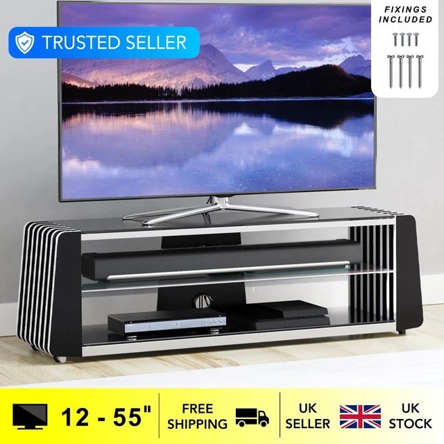 TV STAND ENTERTAINMENT Unit Unique Reversible Design for 32 40 42 50 55 ...
