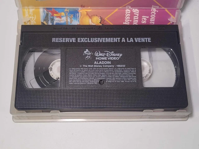 CASSETTE VINTAGE VHS Walt Disney Les Grands Classiques Aladdin EUR 9,90 ...
