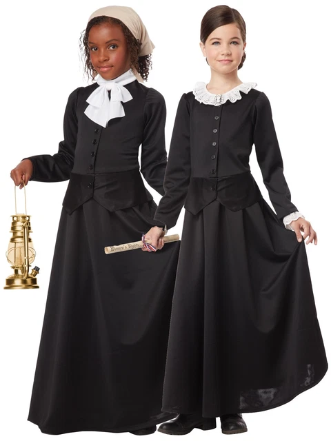 SUSAN B ANTHONY Harriet Tubman 1800s Colonial Olden Day Victorian Girls ...