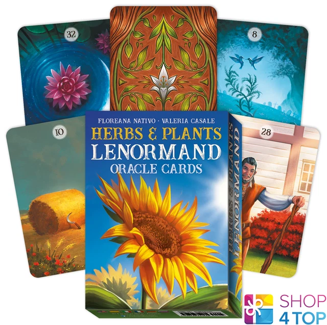 PLANTES & PLANTES Lenormand Oracle Cartes Pont lo scarabeo Floreana ...