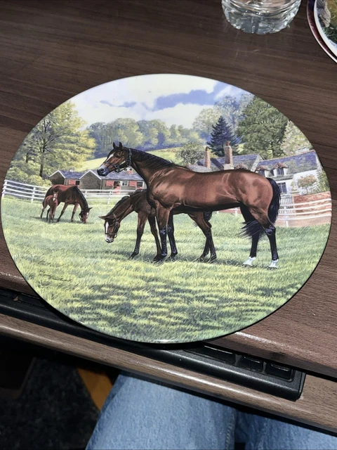 ROYAL DOULTON LIMITED Edition Plate The Thoroughbred By Derek ...