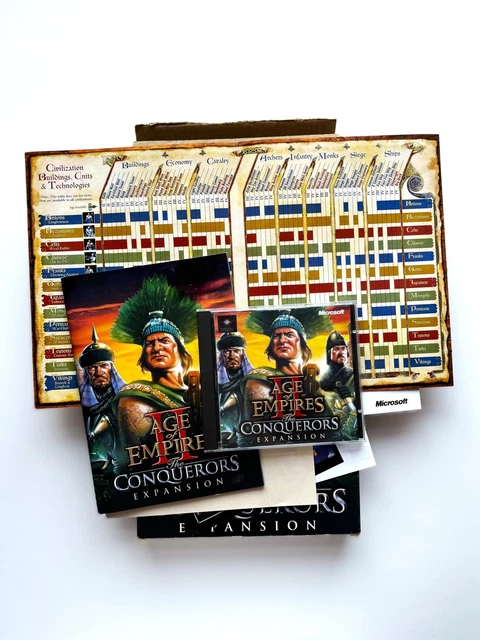 AGE OF EMPIRES II, The Conquerors Expansion. Big Box PC CD Rom ...