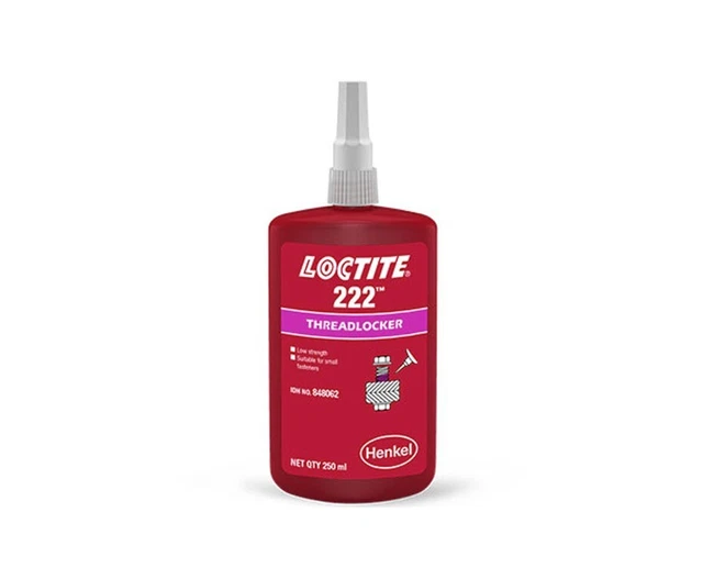 LOCTITE 222 LOW Strength Threadlocker M6 1/4" All Metal Adhesive Glue ...
