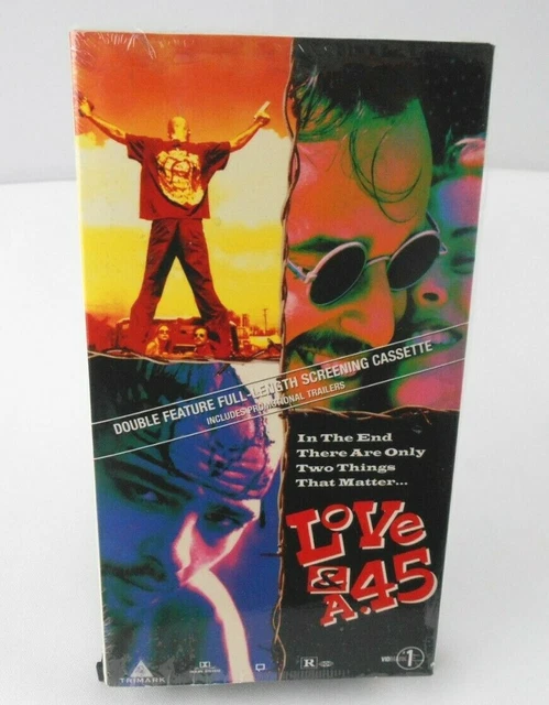 DOUBLE FEATURE SCREENER Love & A 45 + Flashfire Vhs [New Sealed] Cult £ ...