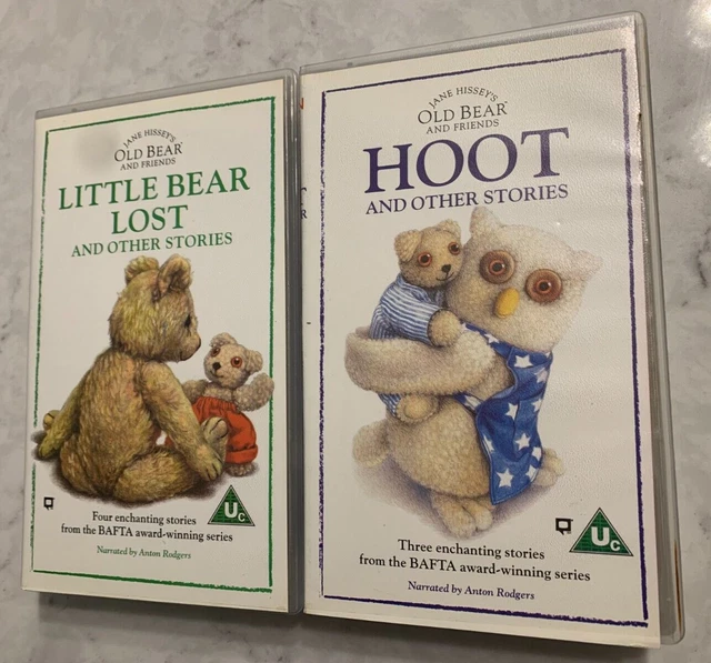 JANE HISSEY'S OLD Bear and Friends. Hoot and Little Bear Lost VHS tapes ...