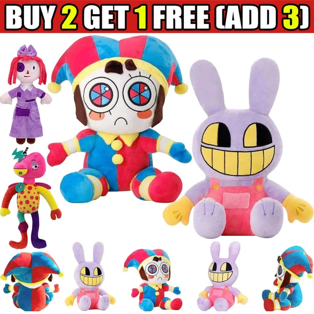 THE AMAZING DIGITAL Circus Jax Plush Toy Animals Rabbit Stuffed Doll ...