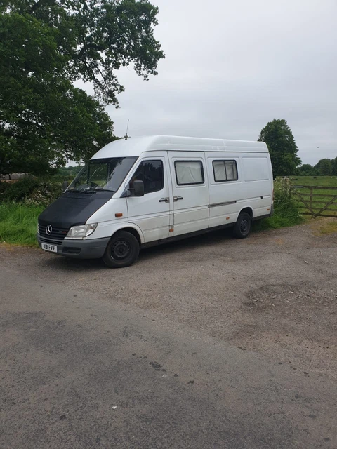 MERCEDES SPRINTER LWB Camper /Unfinished Project £3,500.00 - PicClick UK