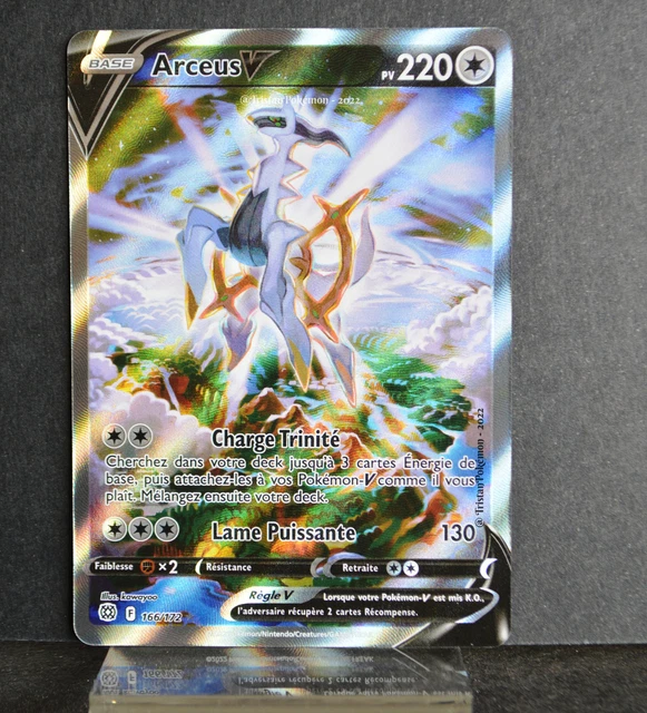 CARTE POKÉMON ARCEUS V 220 PV 166/172 EB09 - Stars Étincelantes NEUF FR ...