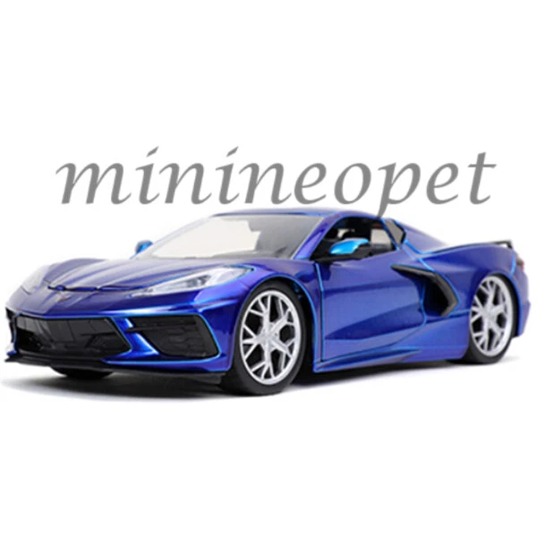 JADA 32537 BIGTIME Muscle 2020 Chevy Corvette C8 Stingray 1/24 Bleu ...