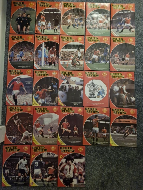 MANCHESTER UNITED 1980-1981 Full Set Of 23 Domestic League And Cup ...
