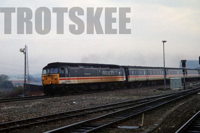 35MM SLIDE BR British Rail Diesel Loco Class 47 47805 1993 Didcot Orig ...