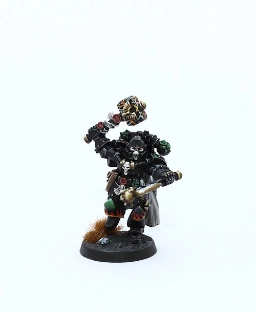 SPACE MARINE SALAMANDERS Chaplain Xavier Warhammer 40,000 - Metal OOP ...