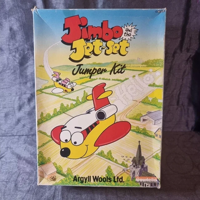 JIMBO & THE Jet Set Childrens Vintage Jumper Making Kit 1986 By Argyll ...