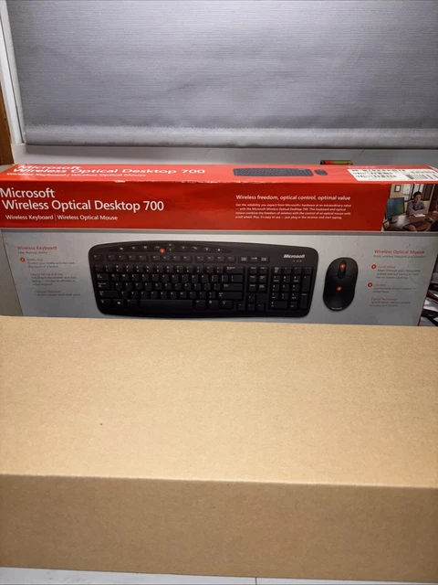 MICROSOFT WIRELESS OPTICAL Desktop 700 Wireless Keyboard Wireless ...