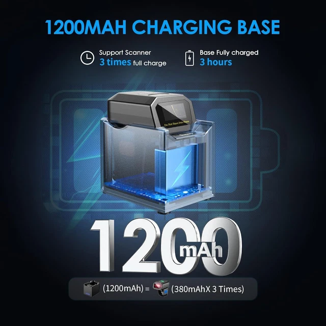 EYOYO WIRELESS 2D QR Code Finger Ring Barcode Scanner Warehouse Library ...