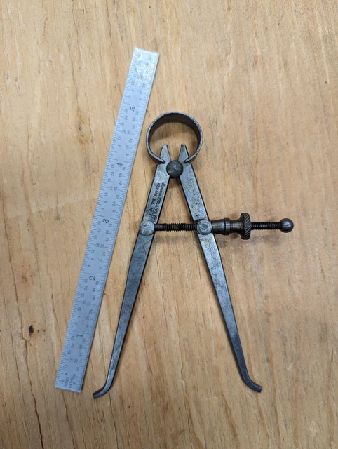 VINTAGE SAMPSON TOOL 4 inch Inside Caliper, spring type - Made in USA ...