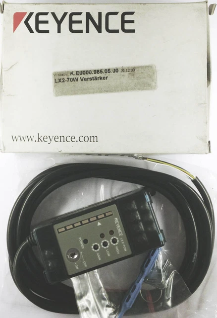 KEYENCE LX2-70W AMPLIFIER Light Guide Beam Sensor S1027.7 £80.84 ...