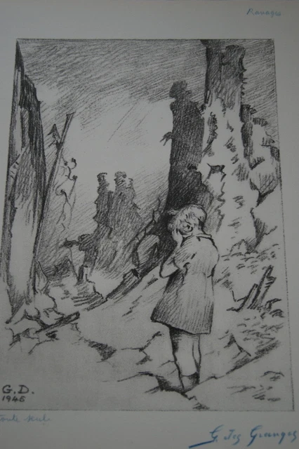DESGRANGES LITHOGRAPH SIGNED All Occupation War 39-45 Resistance $90.40 ...