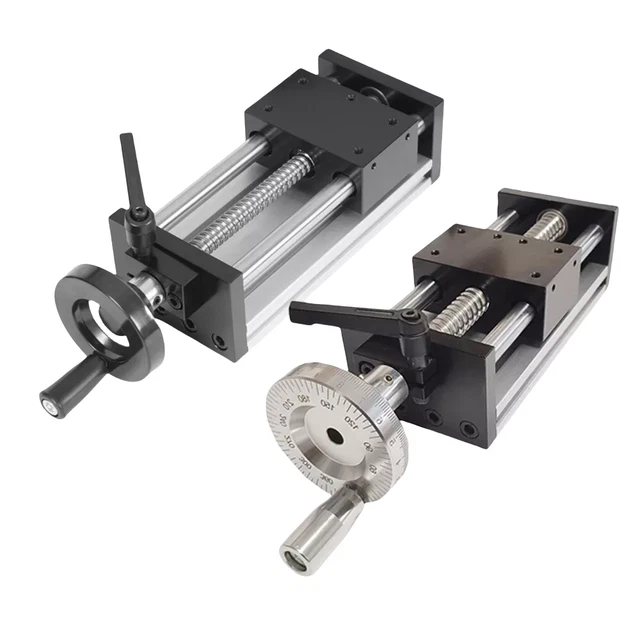 MANUAL LINEAR GUIDE Slide Table Ballscrew SFU1605 Module for XYZ axis ...